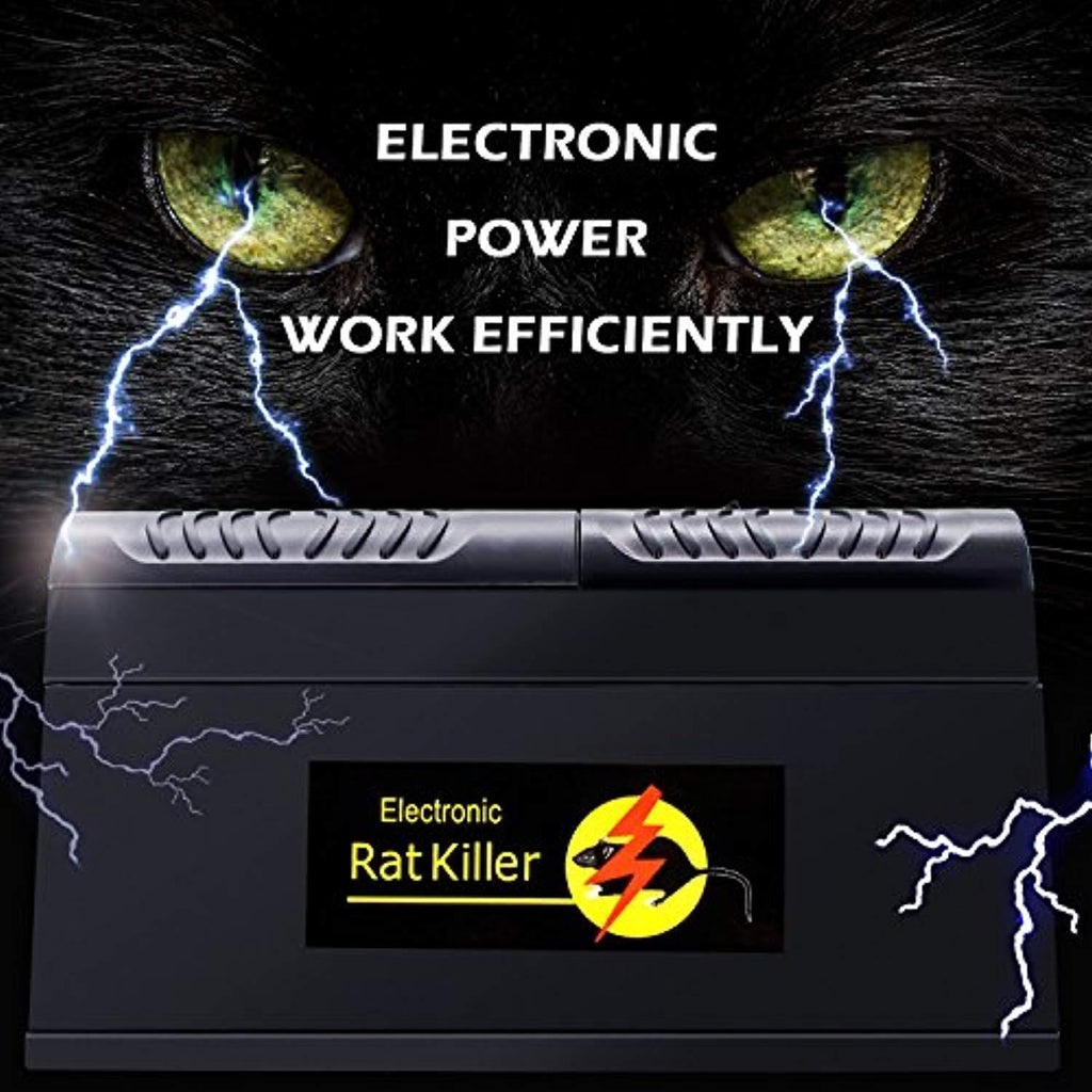 Electronic Rat Trap - Zaker Powerful High Voltage Automatic Rat Zapper ...