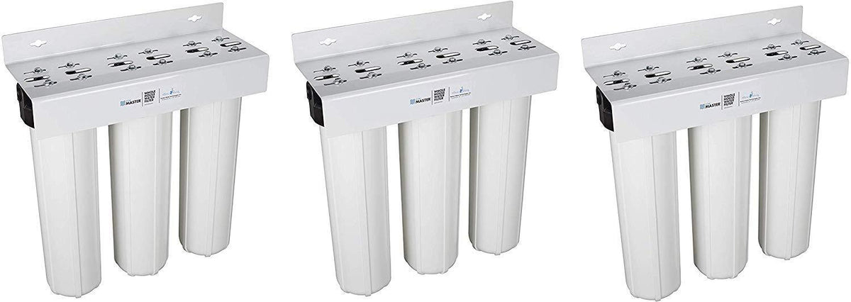 Home Master Whole House Three Stage Water Filtration System with Fine ...