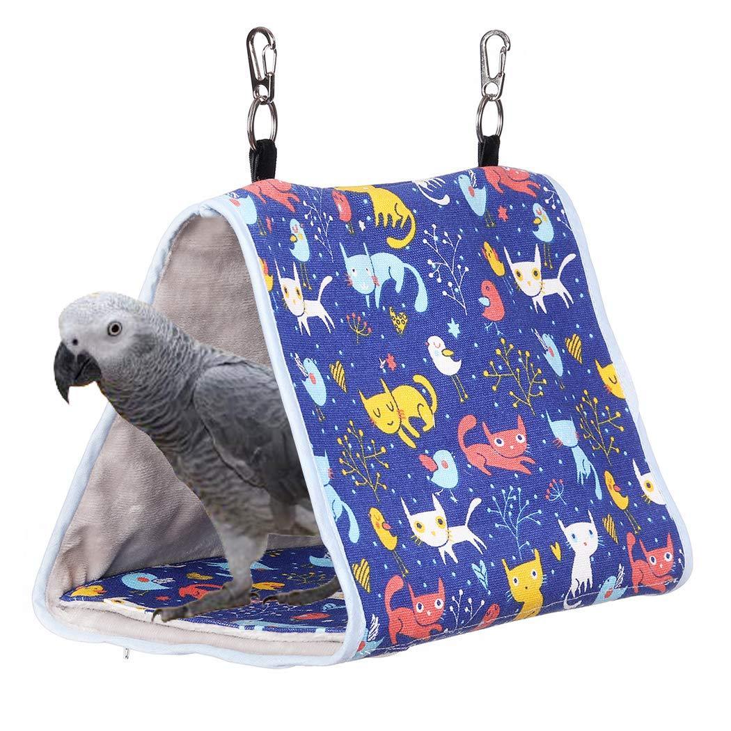 KinTor Bird Nest Snuggle Hut,Parrot Habitat Cave Hanging Tent for Smal ...